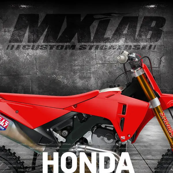Honda Number Boards - Customizable MX Enduro – MXlab